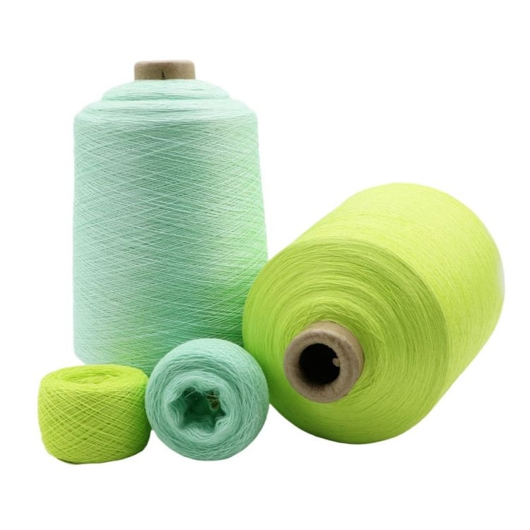 Wholesale Polyester blended yarn 32S/2 high twist core-spun yarn, 72% ...